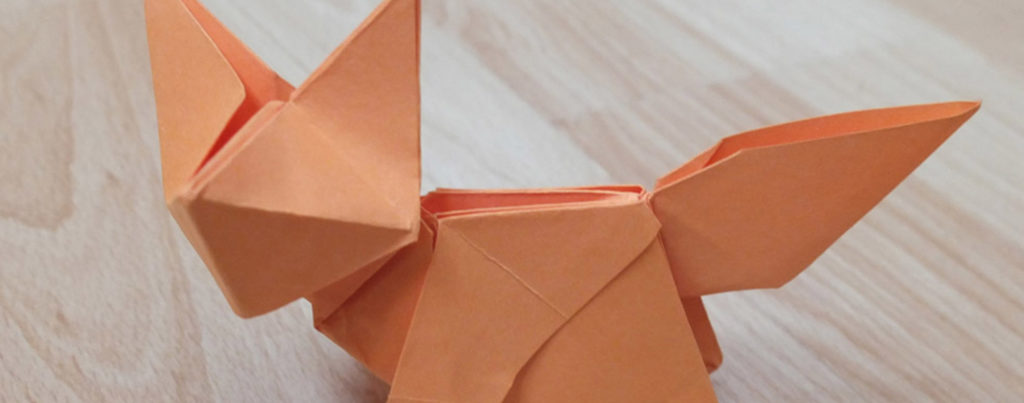 UNE origami renard - Little Urban