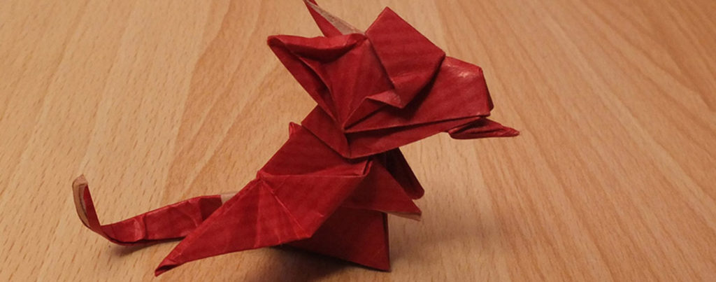 Origami À la recherche du dragon rouge - Little Urban
