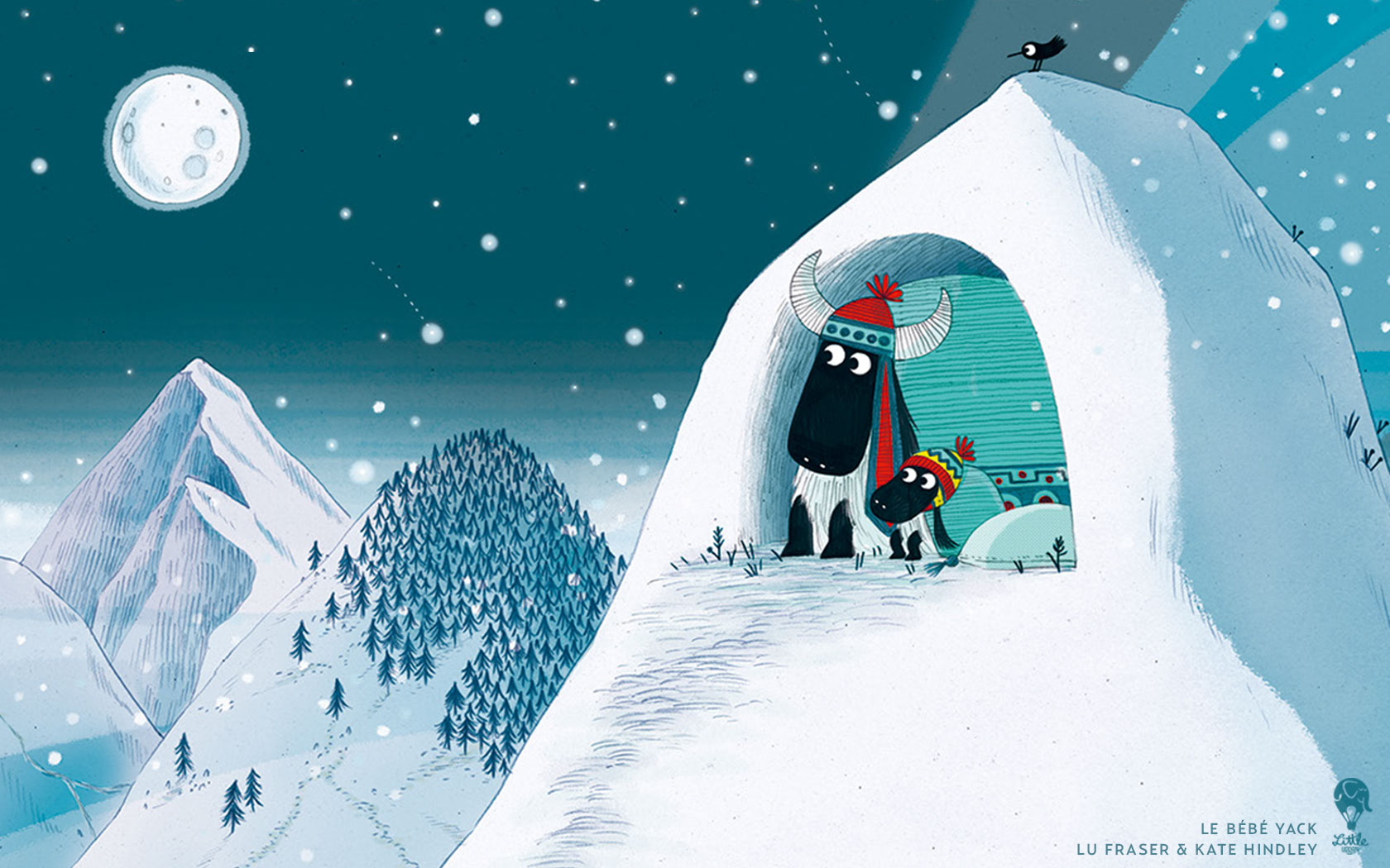 Fonds d'écran - Le Bébé Yack - Little Urban